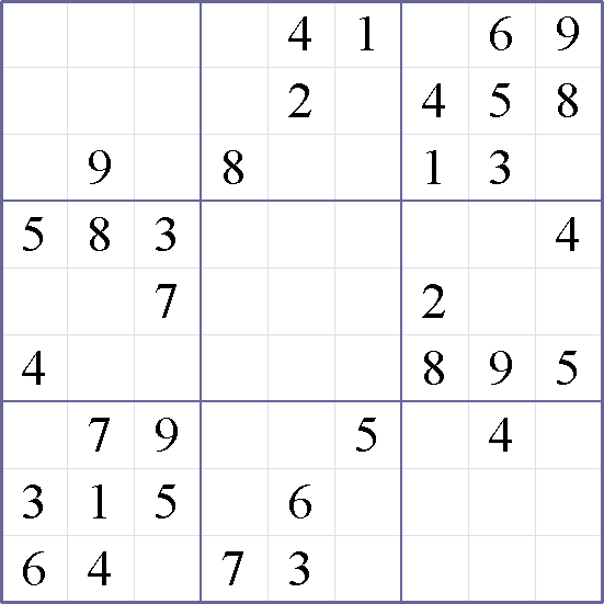 Sudoku Weekly - Free Online Printable Sudoku Games! 9x9 easy Puzzle