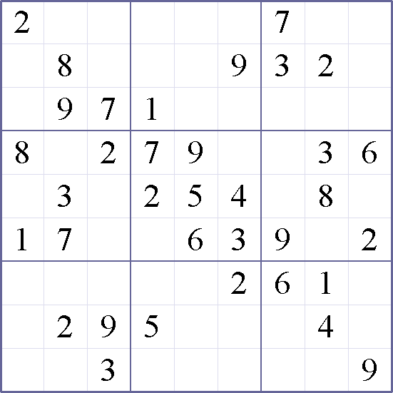 Sudoku Weekly - Free Online Printable Sudoku Games! 9x9 easy Puzzle