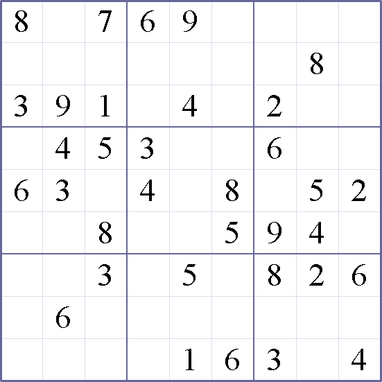 Sudoku Weekly - Free Online Printable Sudoku Games! 9x9 easy Puzzle